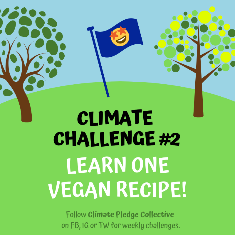 Climate Challenge 2: Learn a Vegan Recipe – Climate Pledge Collective